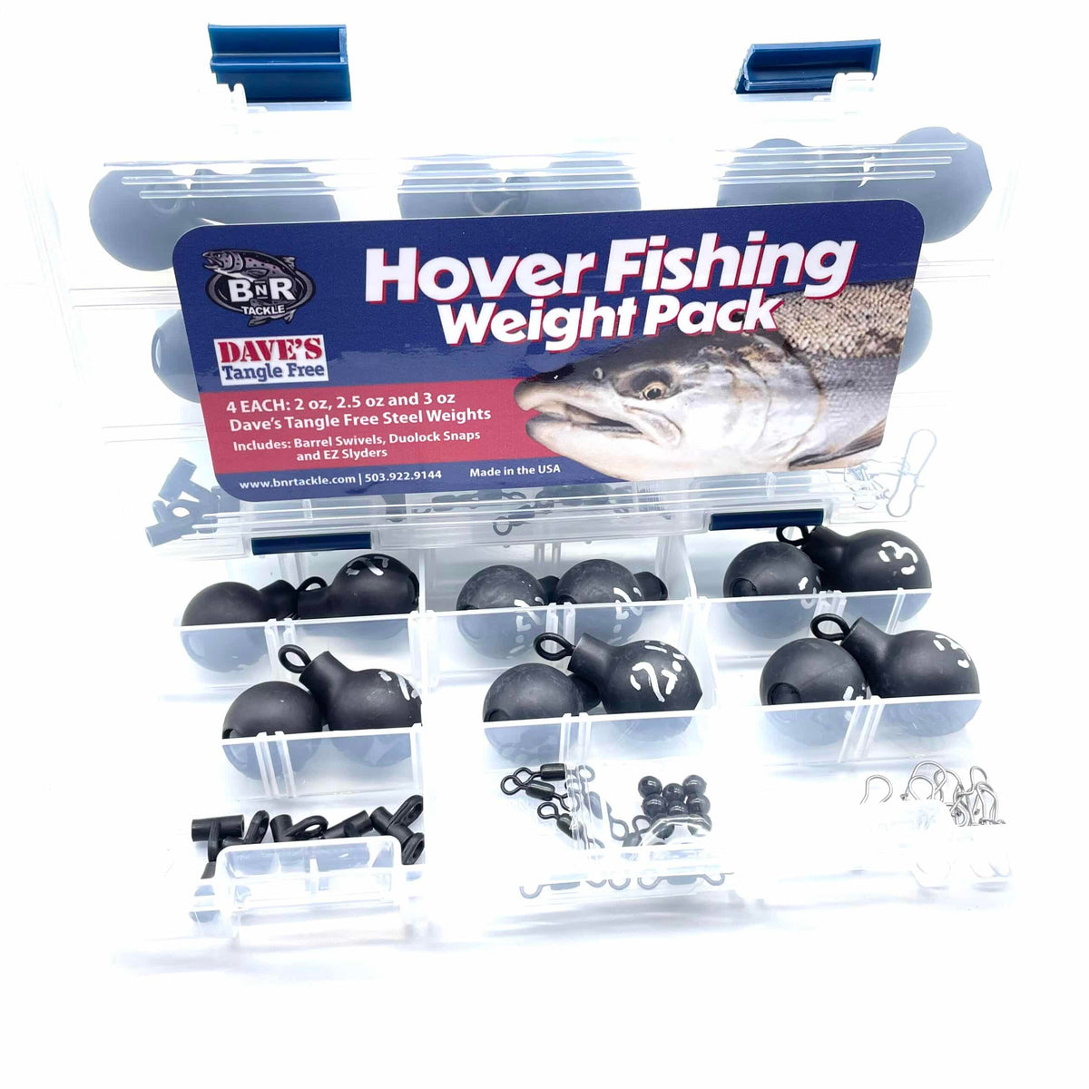Dave's Tangle Free Salmon Fishing Pack - Steel Round Weights – BNR Tackle